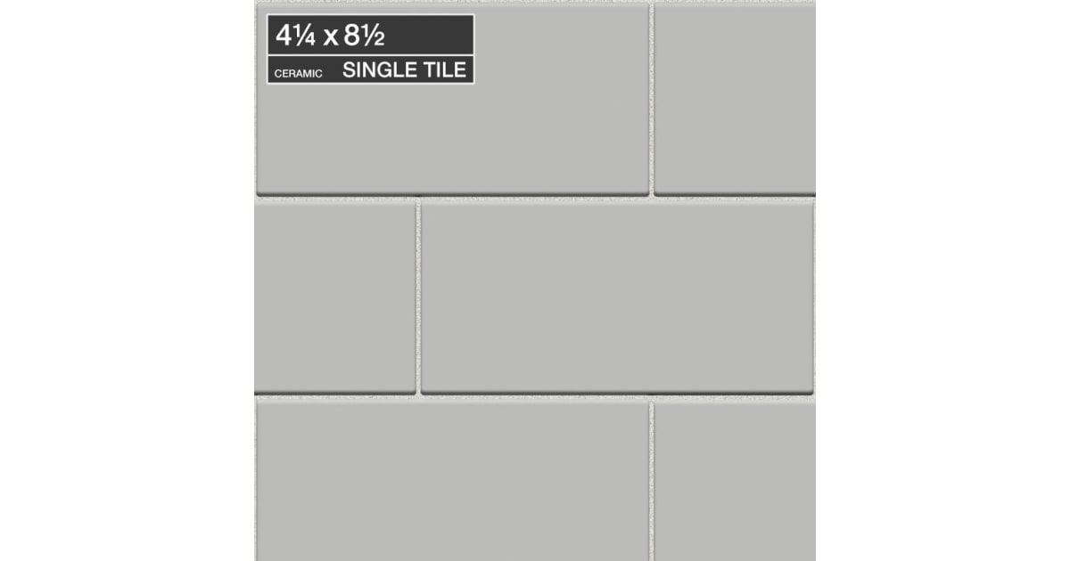 Daltile K17648MOD1P1 Modern Dimensions - 8-1/2" x 4-1/4" Rectangle Wall ...