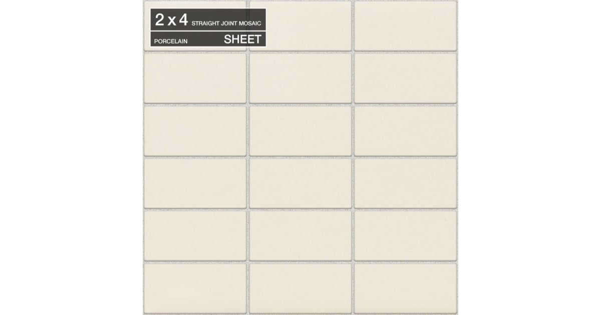 Daltile K77524MS1P2 Modern Dimensions - 4" x 2" Straight Joint Mosaic ...