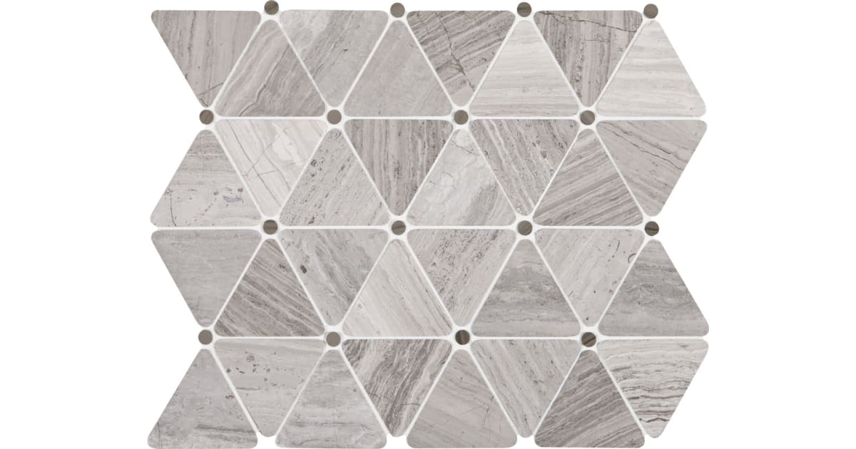 Daltile L191TRIANGLMS1L Limestone - 3" x 3" Triangle Floor and Wall ...