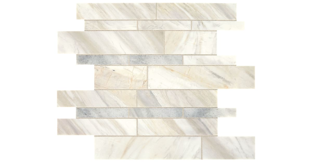 Daltile M072LINRANMS1U Sublimity - 12" x 12" Linear Mosaic Floor and ...