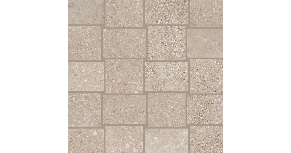 Daltile MU3123MDWVMS1P2 Museo - 1" x 3" Varied Basketweave Mosaic ...