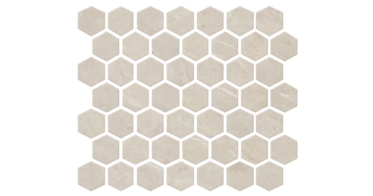 Daltile RL2115HEXMS1P2 Resilience - 10-1/4" x 11-3/8" Geometric Mosaic ...