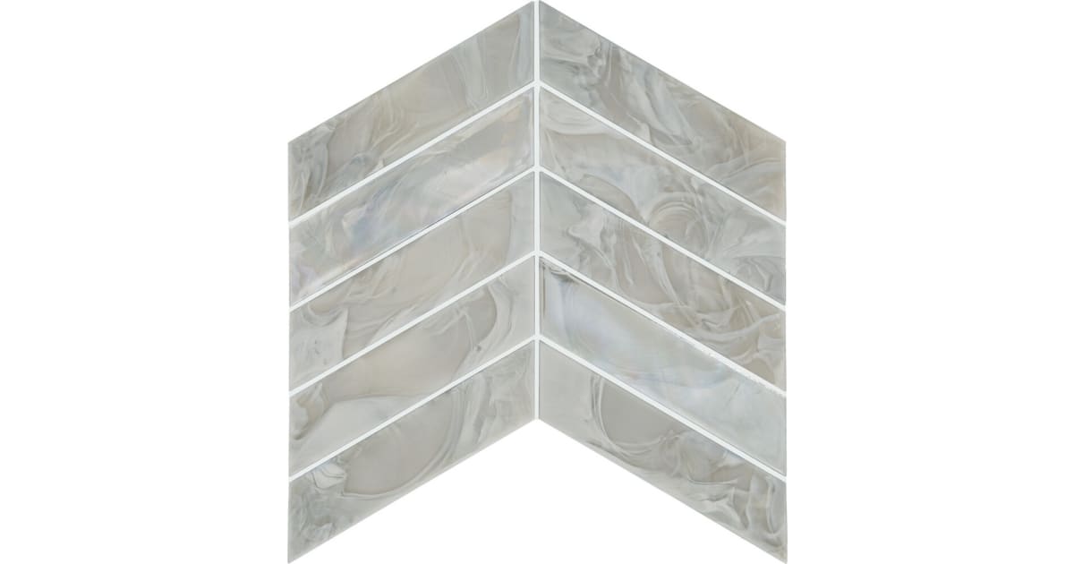 Daltile SC74CHEVRONMSST Starcastle - 12" x 13" Specialty Chevron Wall ...