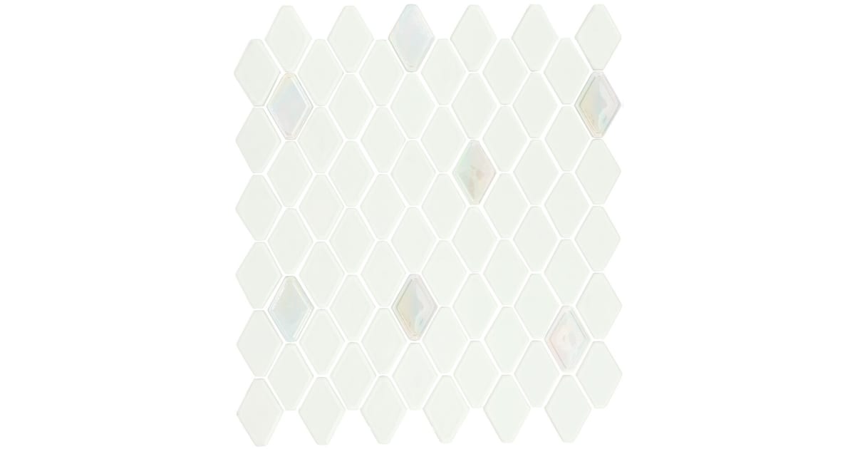 Daltile SC75ELHEXMSMT Starcastle - 11" x 13" Specialty Diamond Wall ...