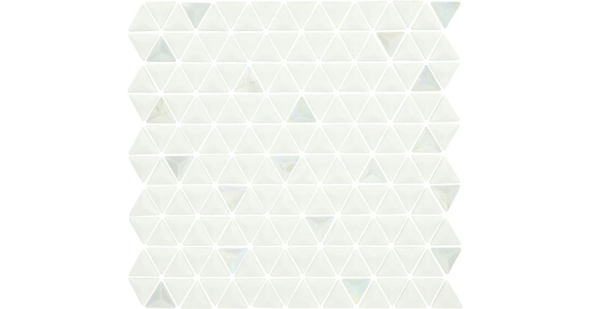 Daltile SC75TRIANGLMSMT Starcastle - 11" x 12" Triangle Wall Mosaic ...