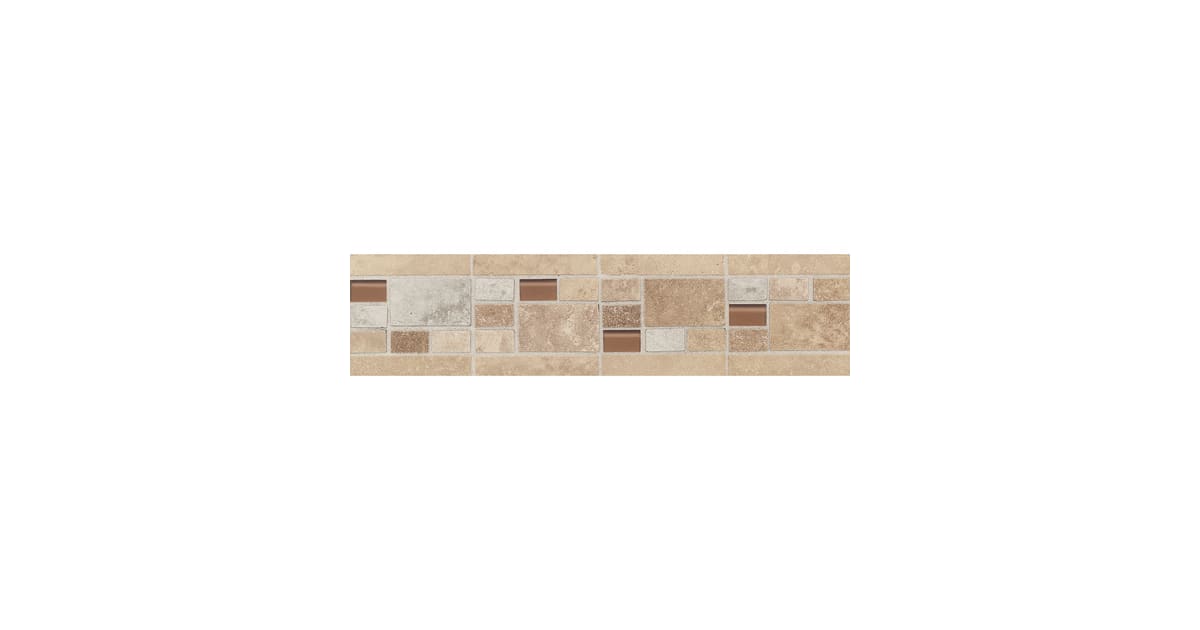 Daltile SL87312DECO1P2 Salerno - 12" x 3" Decorative Accent Wall ...