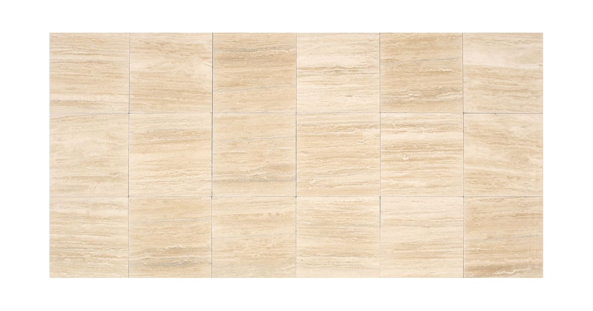 Daltile T7111212V1L Travertine - 12" x 12" Square Floor and Wall Tile ...