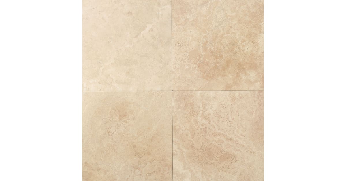 Daltile T73012121U Travertine - 12" x 12" Square Floor and Wall Tile ...