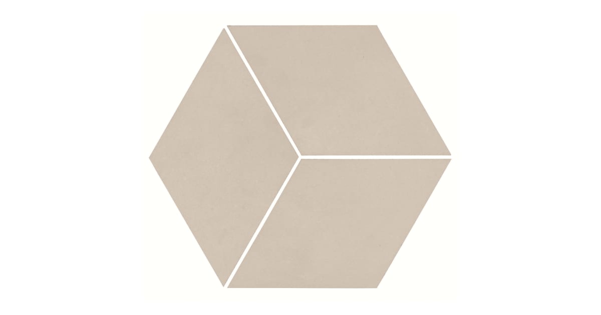 Daltile UC113DCUBEMS1P2 Uniform Mosaics - 6" x 6" Diamond Hexagon ...