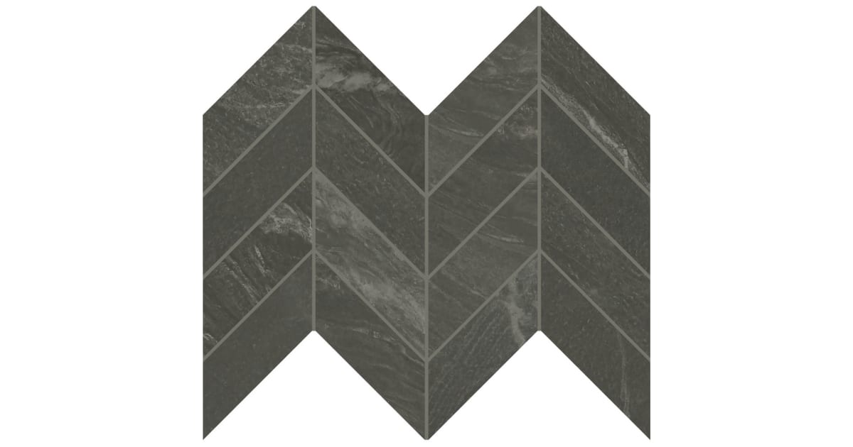 Daltile VR1225CHEVMS1P2 Vertuo - 12" x 12" Chevron Mosaic Floor and ...