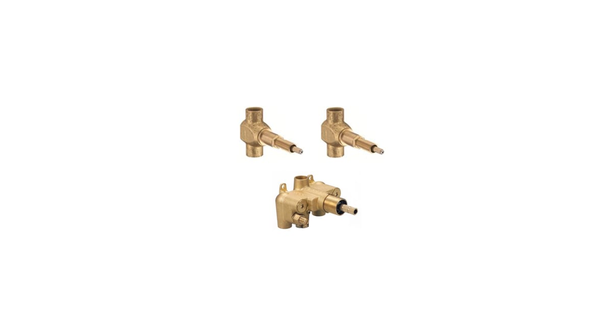 Danze 3-Valve 3/4" Shower Valve Bundle Showers Shower Valves 3/4 Inch ...