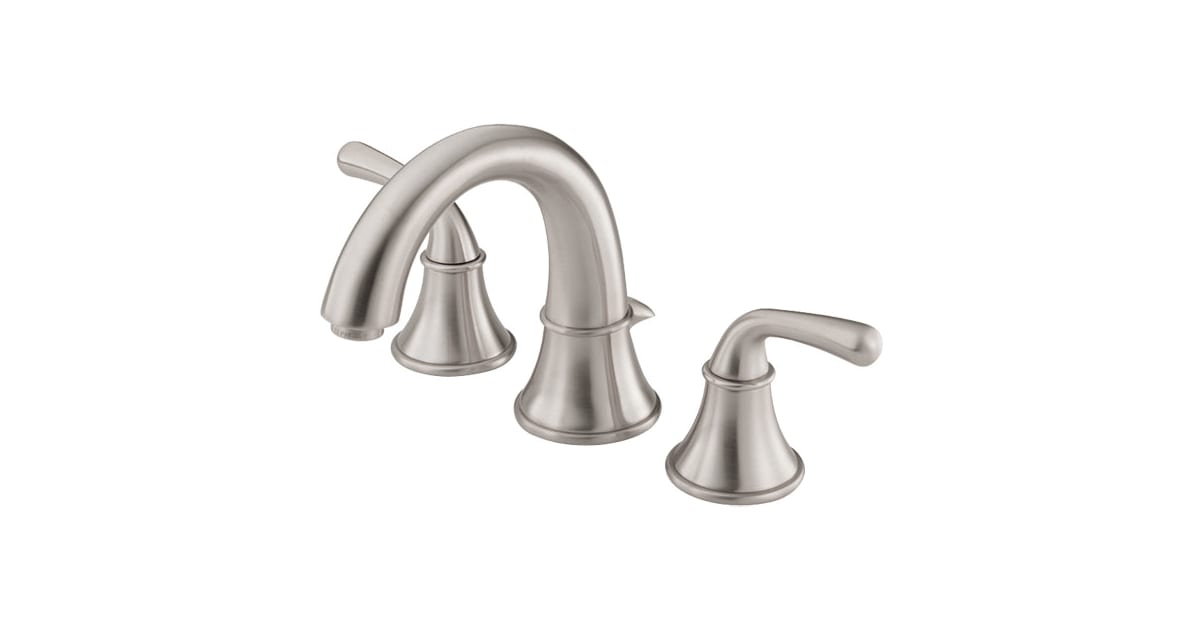 Danze D307456BN Double Handle Widespread Lavatory Faucet with Metal ...