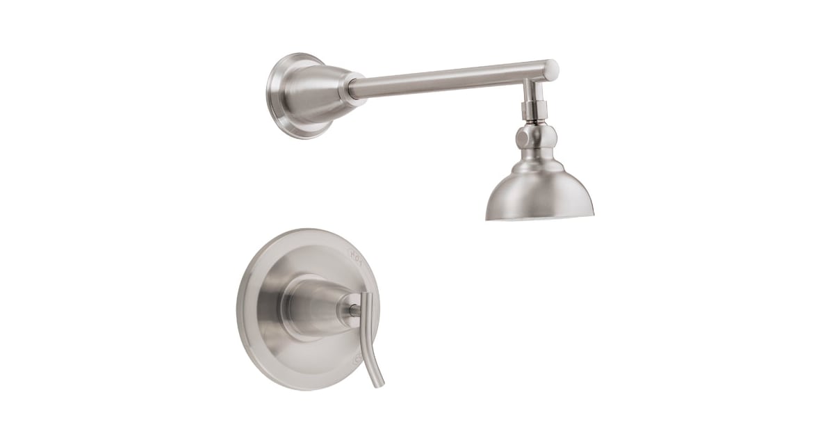 Danze D504554BNT Pressure Balanced Shower Trim Package with Single ...