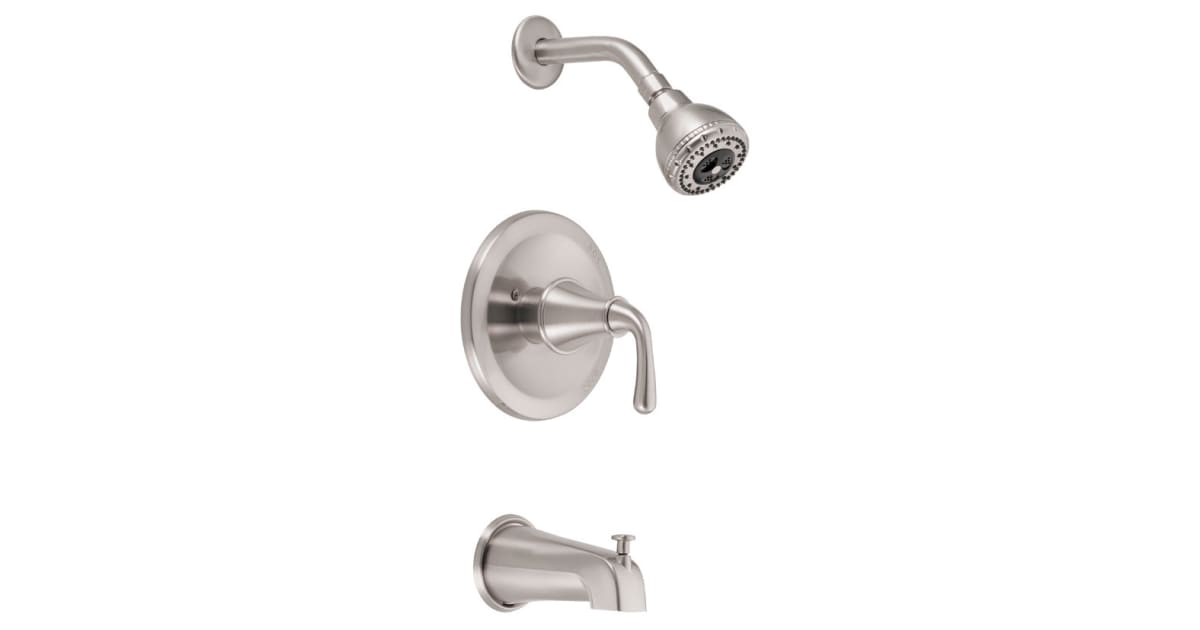Danze D510056BN Pressure Balanced Tub and Shower Trim Package with ...