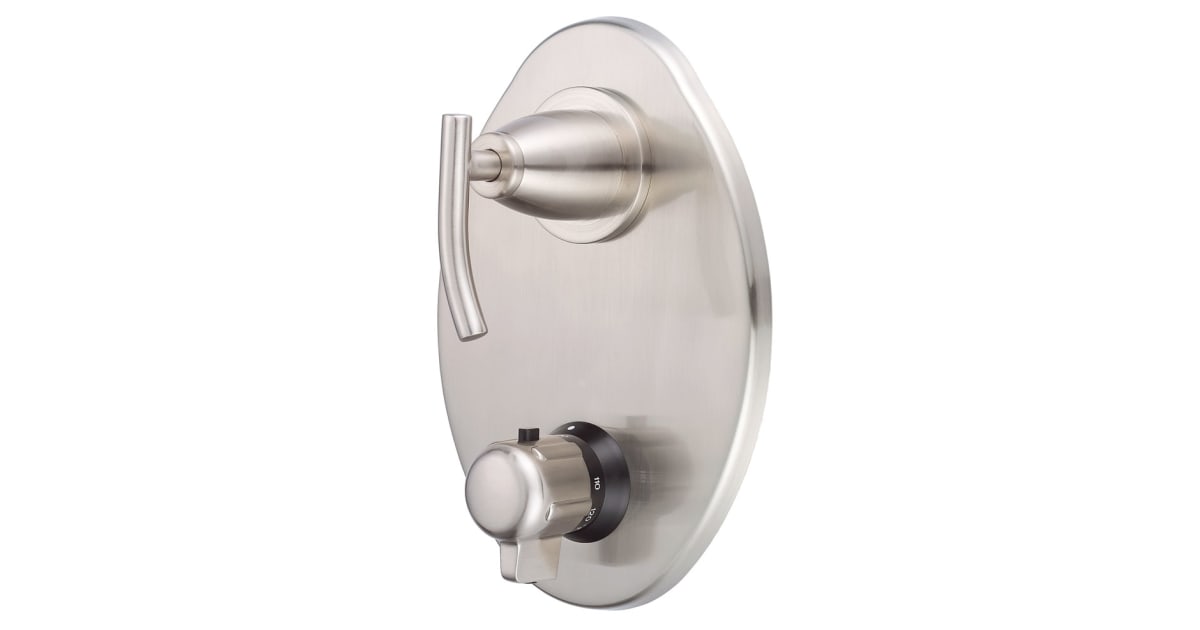 Danze D560154BNT Thermostatic Valve Trim with Lever Handle From the ...