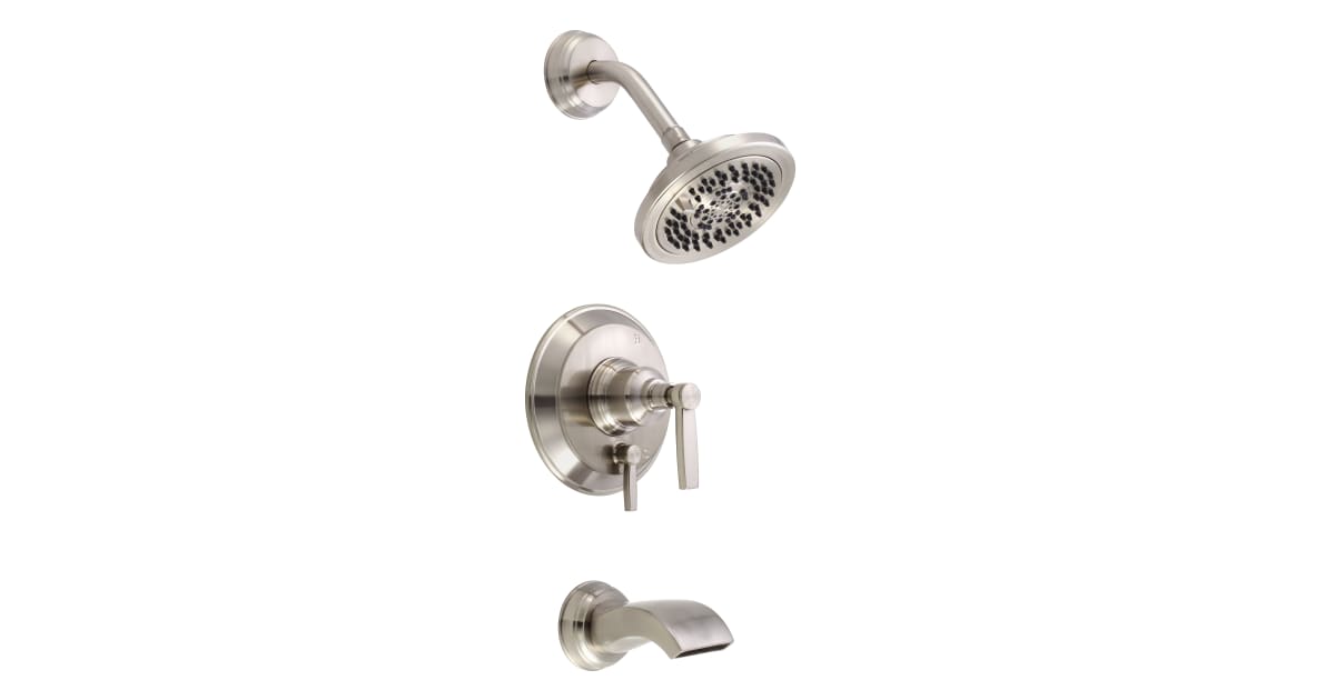 Danze D500061BNT Pressure Balanced Tub and Shower Trim Package with ...