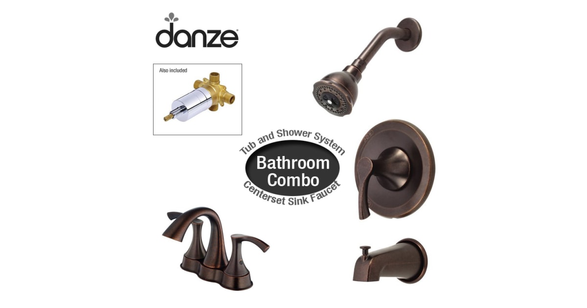 Danze D990160 Bathroom Package - Includes Centerset Bathroom Faucet and ...