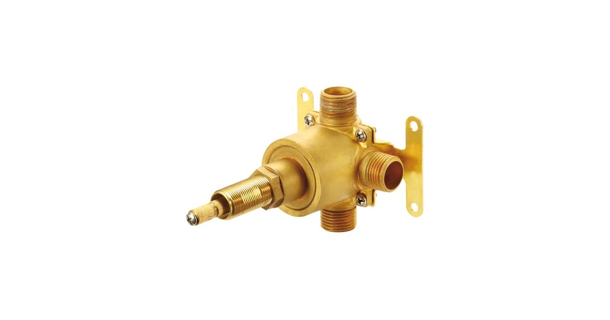 Danze D130500BT Single Handle 3-Port Shared Flow Shower Diverter Valve ...