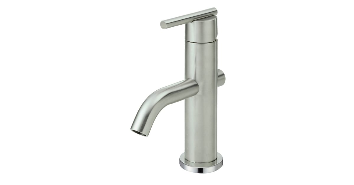 Danze Parma 1.2 GPM Single Hole Bathroom Faucet with Curved Spout ...