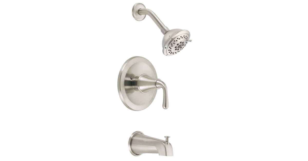Danze D500056BNT Pressure Balanced Tub and Shower Trim Package with ...