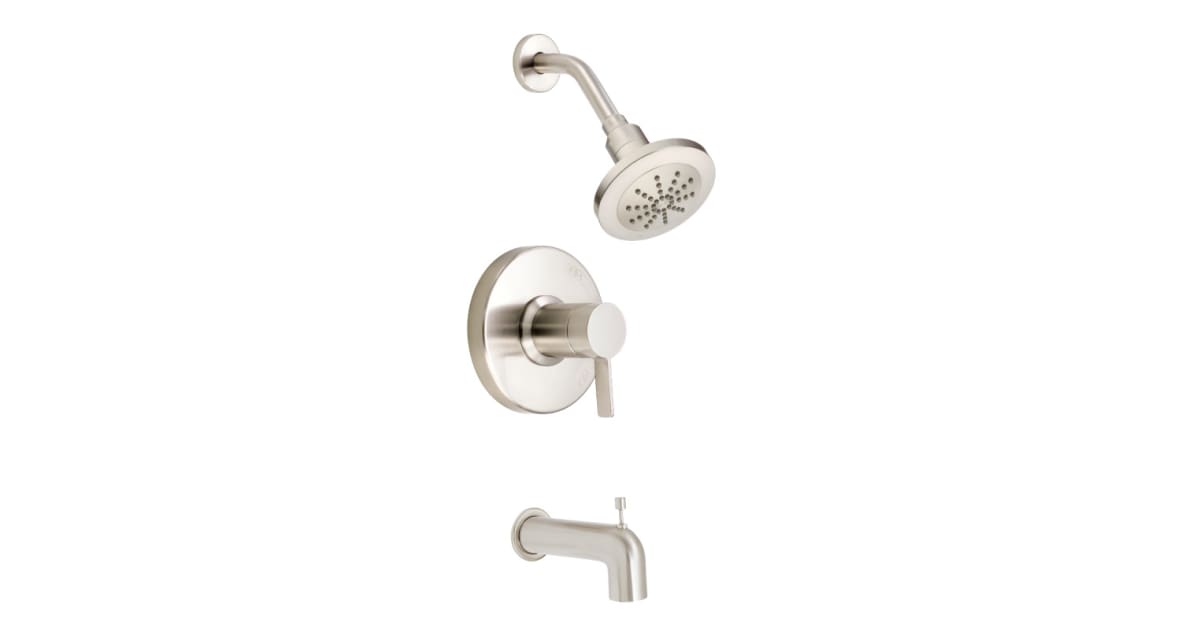 Danze D511030BNT Pressure Balanced Tub and Shower Trim Package with ...