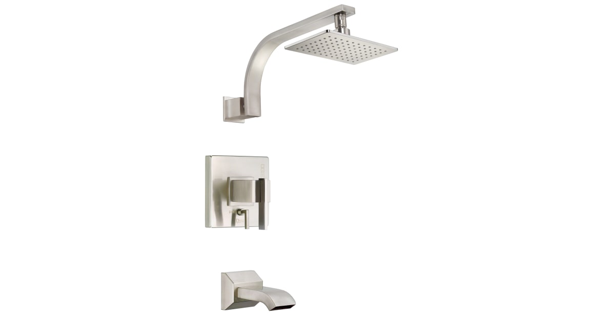 Danze D512044BNT Pressure Balanced Tub and Shower Trim Package with ...