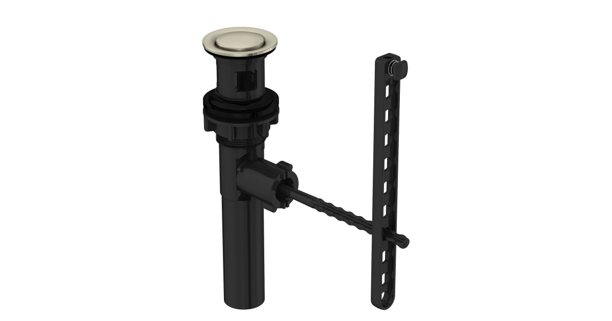 Danze DA556801BN 1-1/4" Plastic Pop-Up Drain Assembly with Lift Rod ...