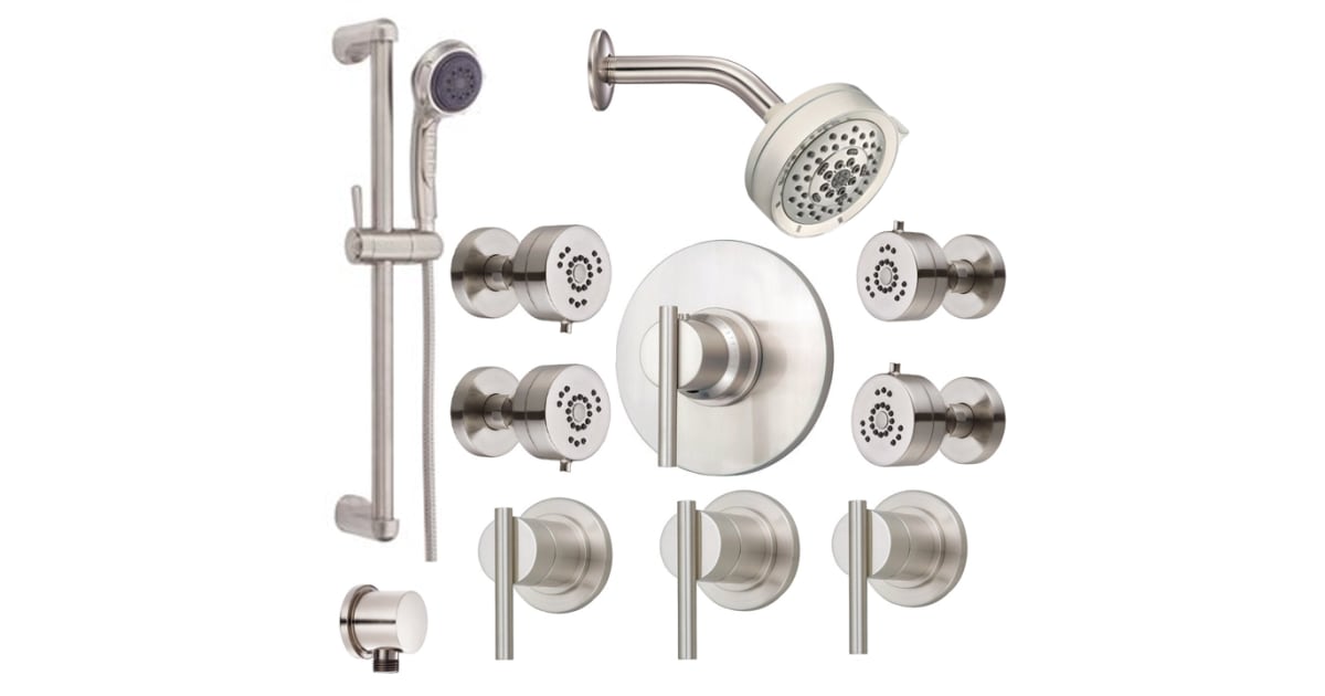 Danze Parma Shower Bundle 1 BN Shower, Handshower and Valve Trim Combo ...