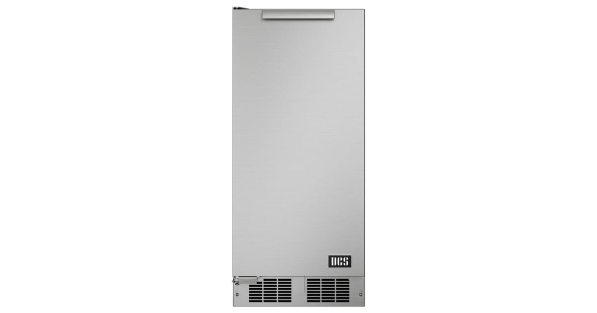 DCS Appliances RF15IL3 15 Inch Wide Free Standing Ice Maker with 39 Lbs ...