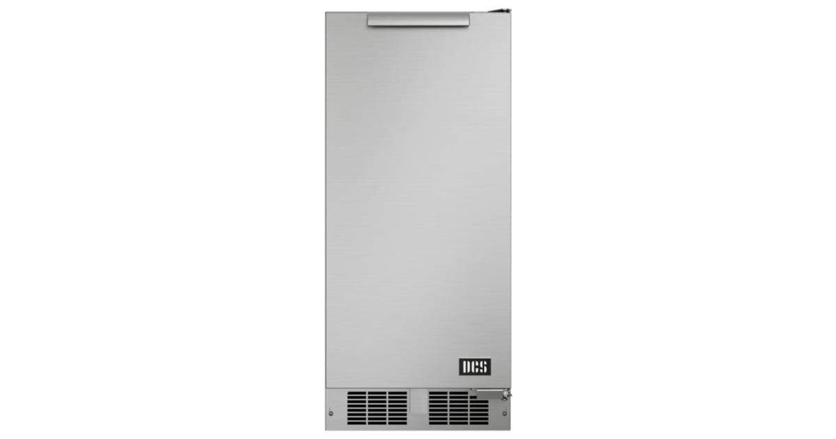 DCS Appliances RF15IR3 15 Inch Wide Free Standing Ice Maker with 39 Lbs ...