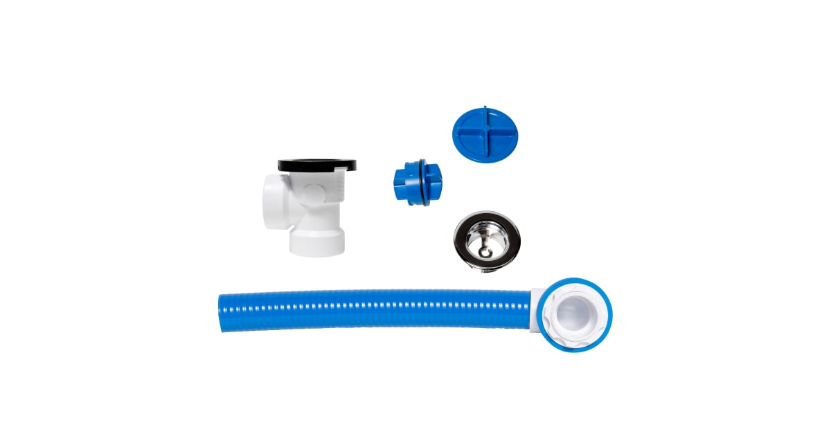Dearborn F16P9975D True Blue FLEX 1-1/2" Tub Drain Kit - with Overflow ...