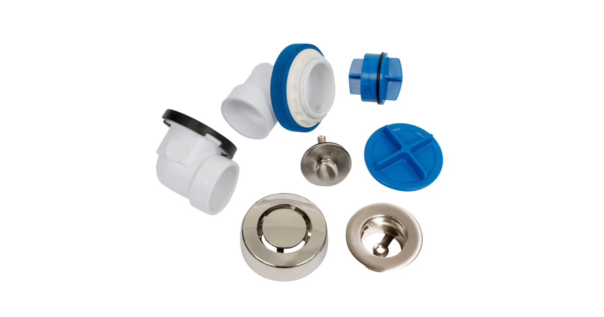 Dearborn P9940BNPS True Blue 1-1/2" Tub Drain Kit - with Overflow ...
