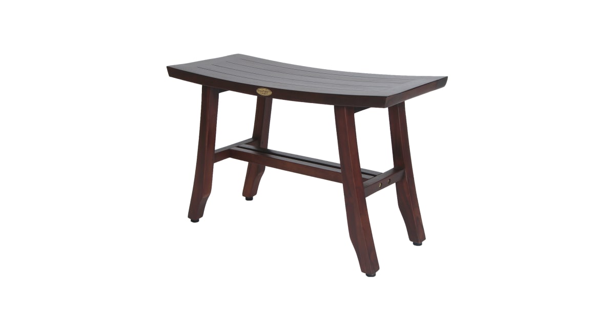 DecoTeak DT161 Satori 24" Teak Shower and Bathroom Bench | Ferguson Home