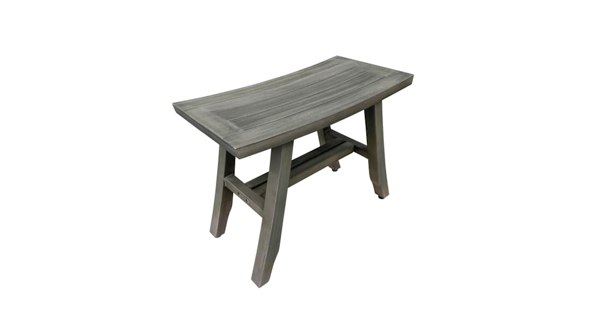 DecoTeak GR161-B Satori 24" Teak Shower Bench | Ferguson Home