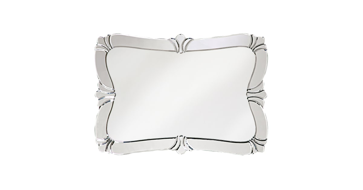 Delacora 11009 31" X 22" Framed Wall Accent Mirror | Ferguson Home