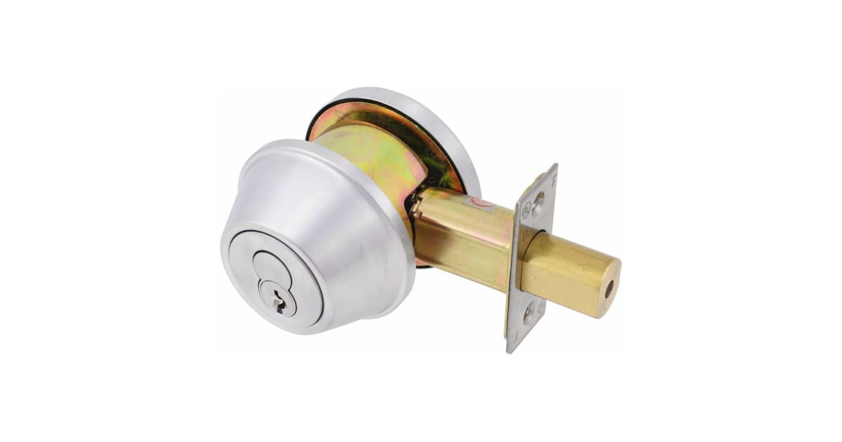 Delaney 301702 LM Series Single Cylinder Deadbolt with Removable Core ...