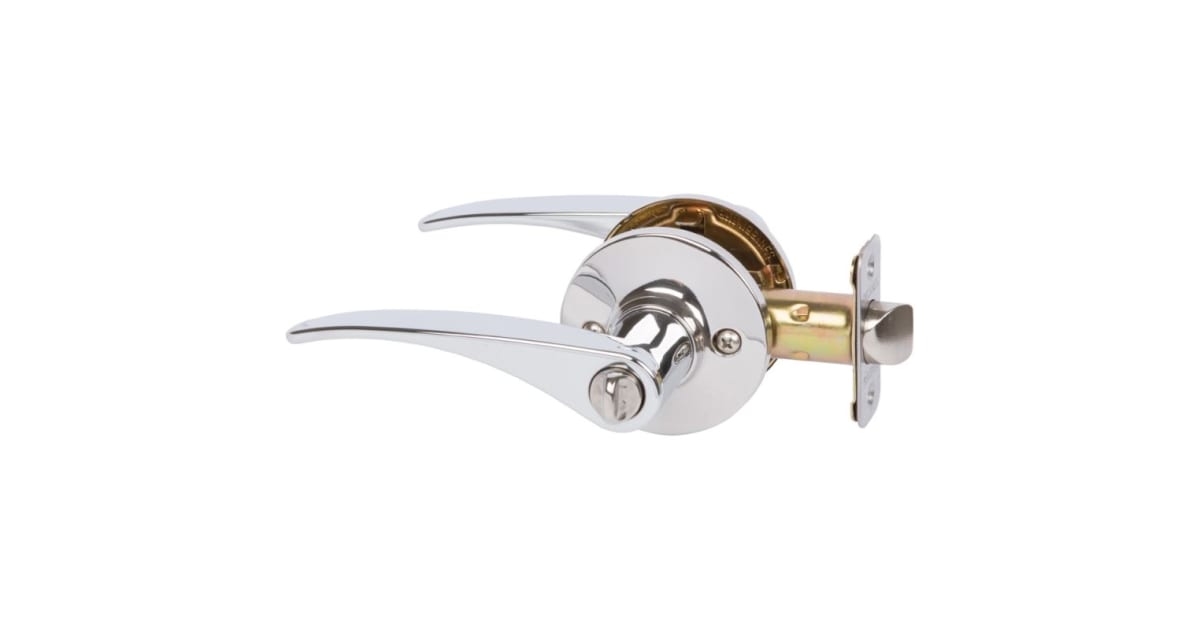 Delaney D22726 Dayton Privacy Door Lever Set with Round Style Rose ...