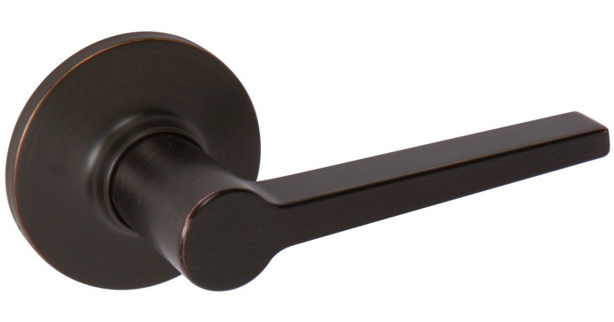 Delaney D25227 Tulina Non-Turning One-Sided Dummy Door Lever with Round ...