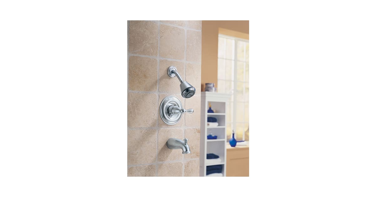 Delta Faucet Tub and Shower Single Handle from the Botanical series ...
