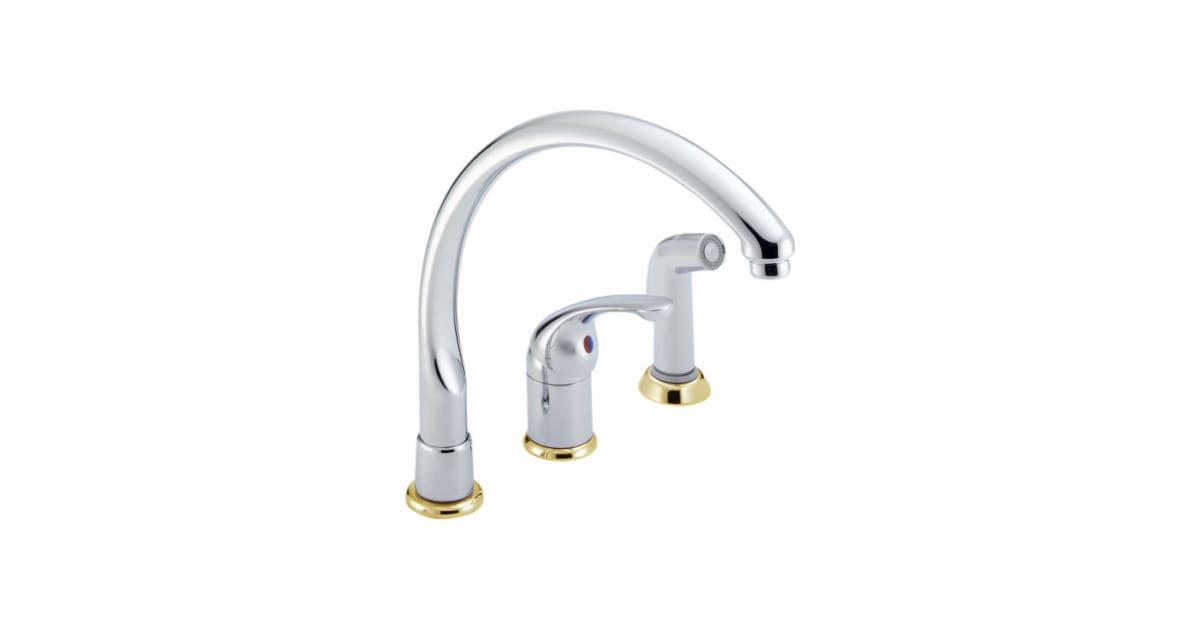 Delta Faucet Kitchen Single Handle from the Waterfall series | Ferguson ...