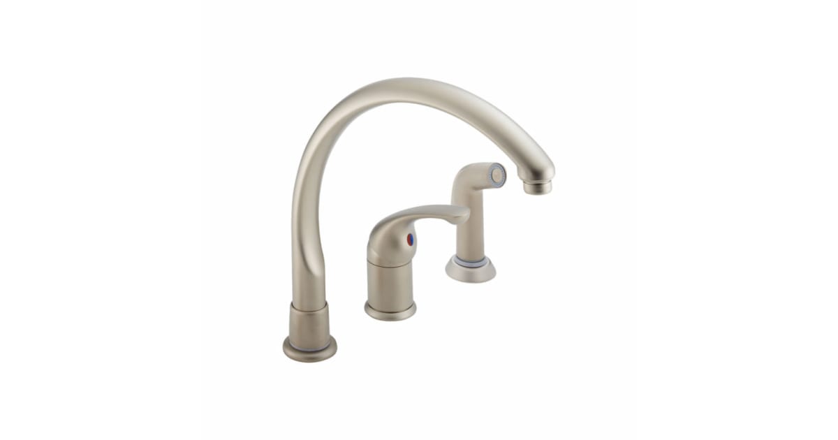 Delta 172-NNWF Faucet Kitchen Single Handle from the Waterfall series ...