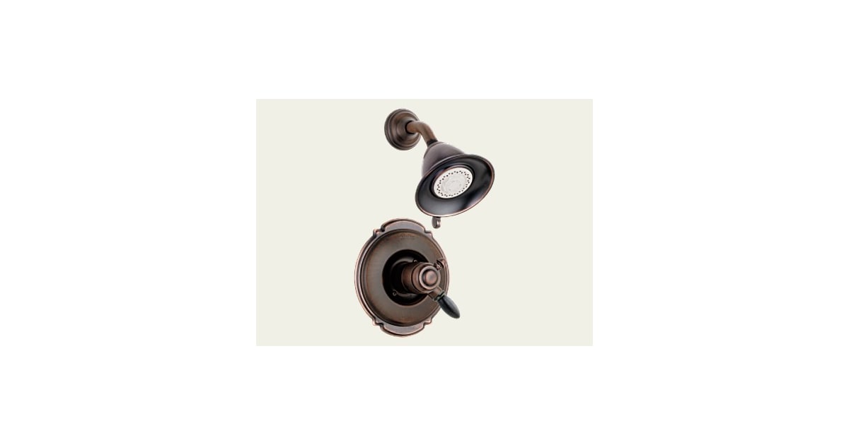 Delta 1725-RBLHP Single Handle Pressure Balanced Shower Only Trim with ...