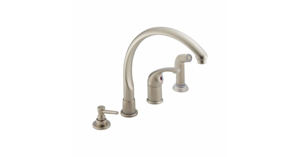 Delta Waterfall Collection - Single Handle Kitchen Faucet - Classic ...
