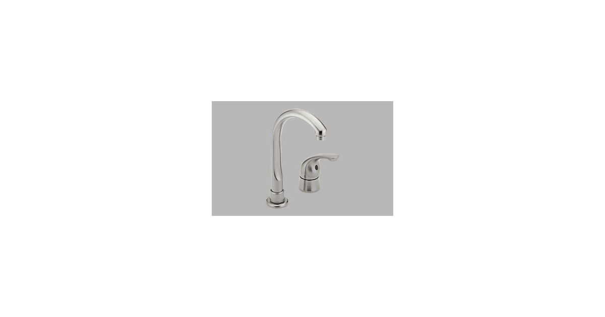 Delta 190-SS Single Handle Bar Faucet from the Waterfall Series ...