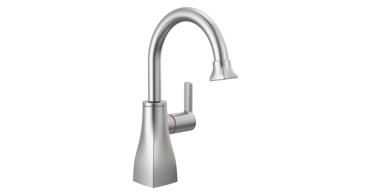Delta 1940LF-H-AR Contemporary Square Instant Hot Water Dispenser ...