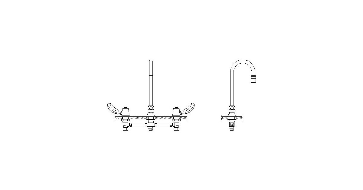 Delta 23C622-R4 Double Handle 1.5GPM Ceramic Disc Widespread Bathroom ...