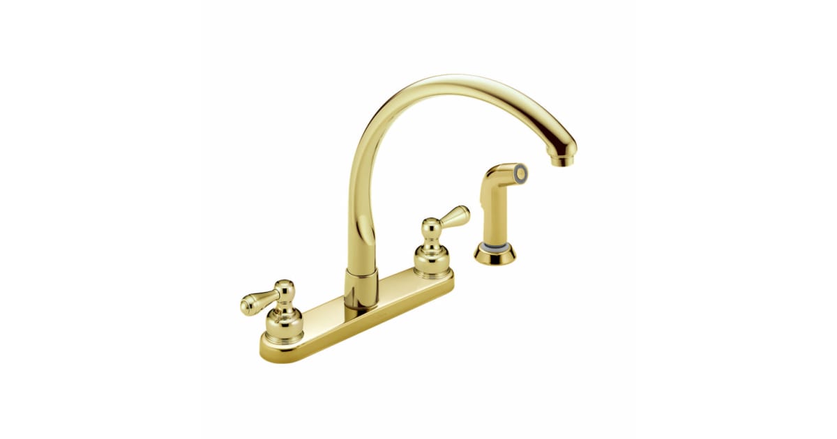 Delta Faucet Kitchen Double Handle from the Waterfall series | Build.com