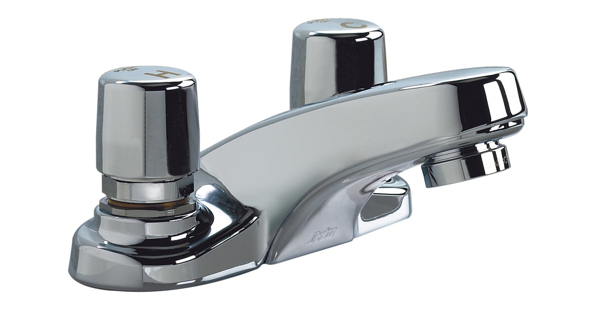 Delta 2507-HDF Double Handle Metering Bathroom Faucet from the Teck ...