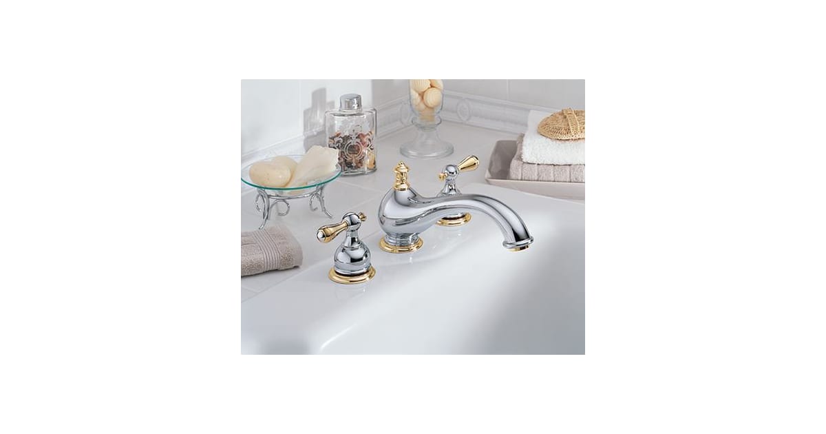 Delta 2770CBLHP Double Handle Roman Tub Faucet from the Teapot Series ...
