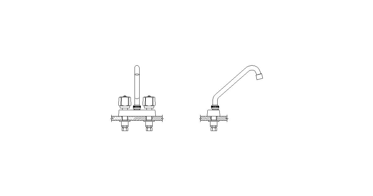 Delta 27C4231 Double Handle 1.5GPM Ceramic Disc Bathroom Faucet with ...